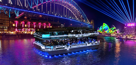 Vivid Sydney Cruises 2021 - Choice of 6 Vivid Sydney Cruises